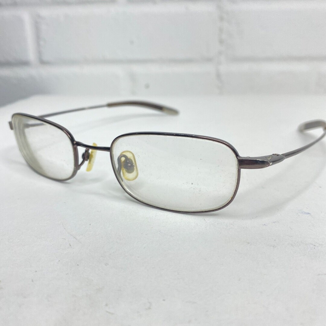 Nike With Flexon Temples 4060MGB 200 Brown 48-19-140 Metal Eyeglasses ...