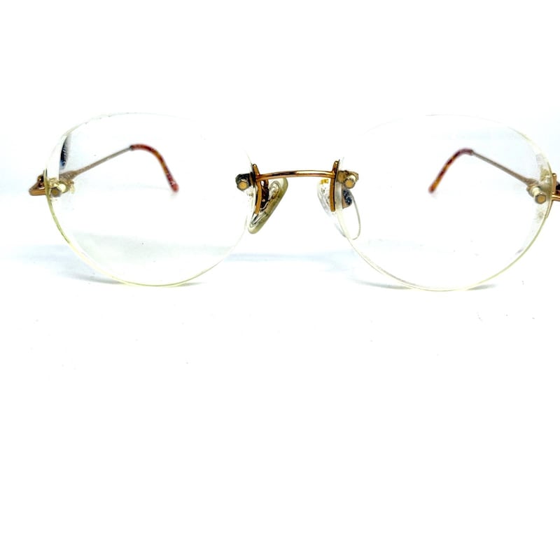 Oval Titanium Eyeglasses - Etsy
