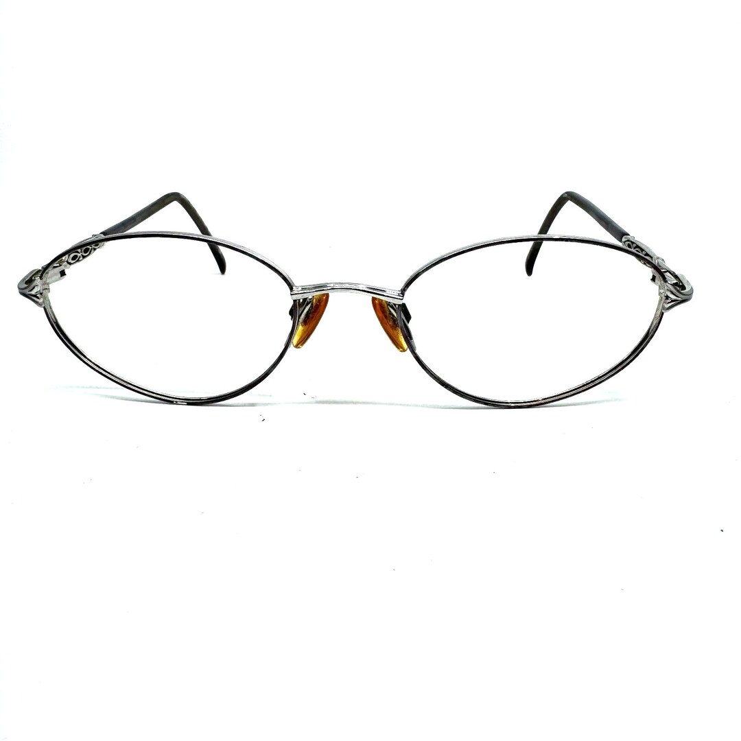 Jessica Mcclintock Eyeglasses Frames JMC 116 BLUE Grey Oval Full Rim ...