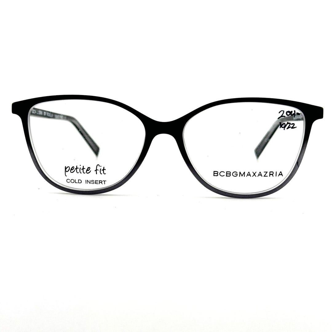 BCBGMAXAZRIA Rosella Black Fade Womens Cat Eye Eyeglasses 50-14-130 ...