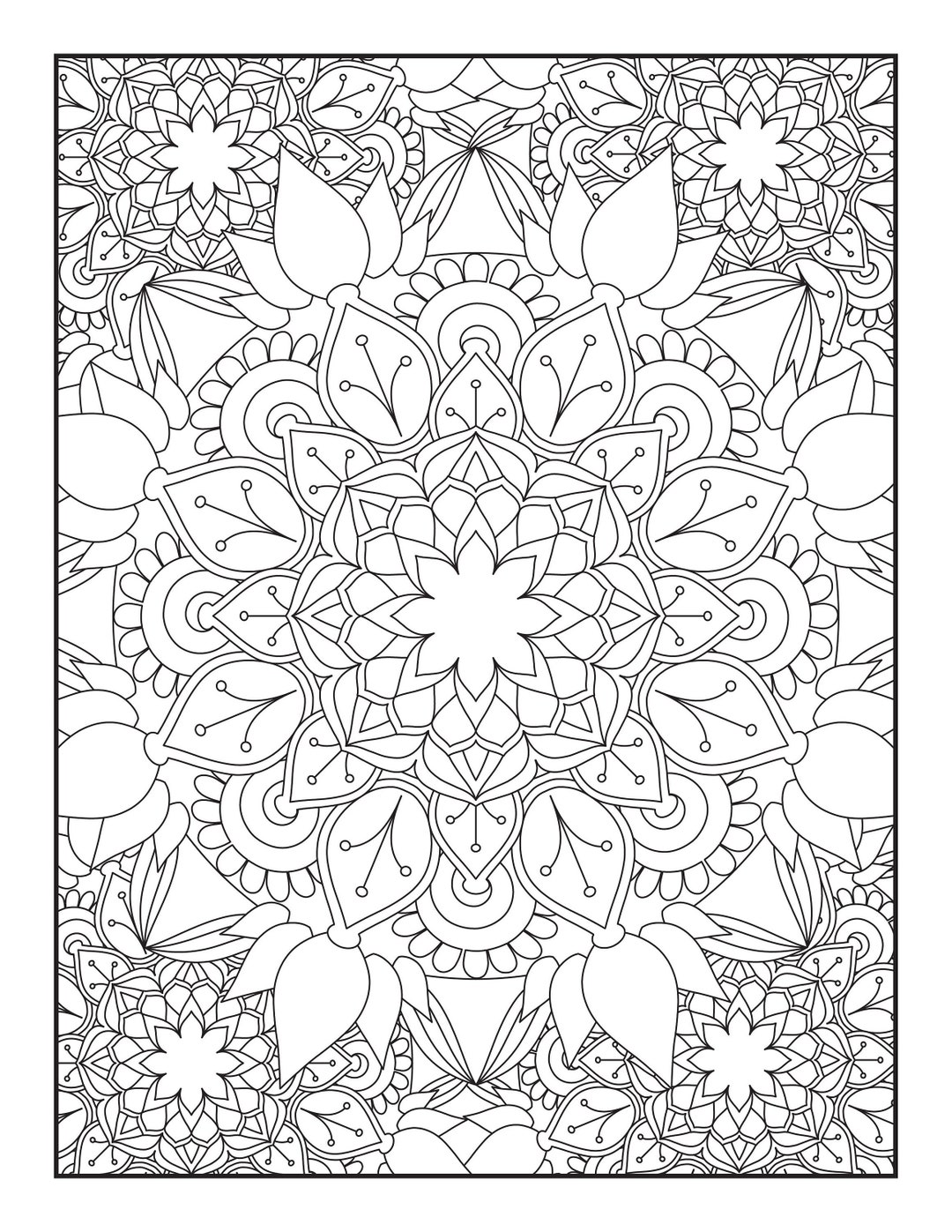 Mandala Coloring Pages, 20 Pages of Beautiful Images to Color for ...