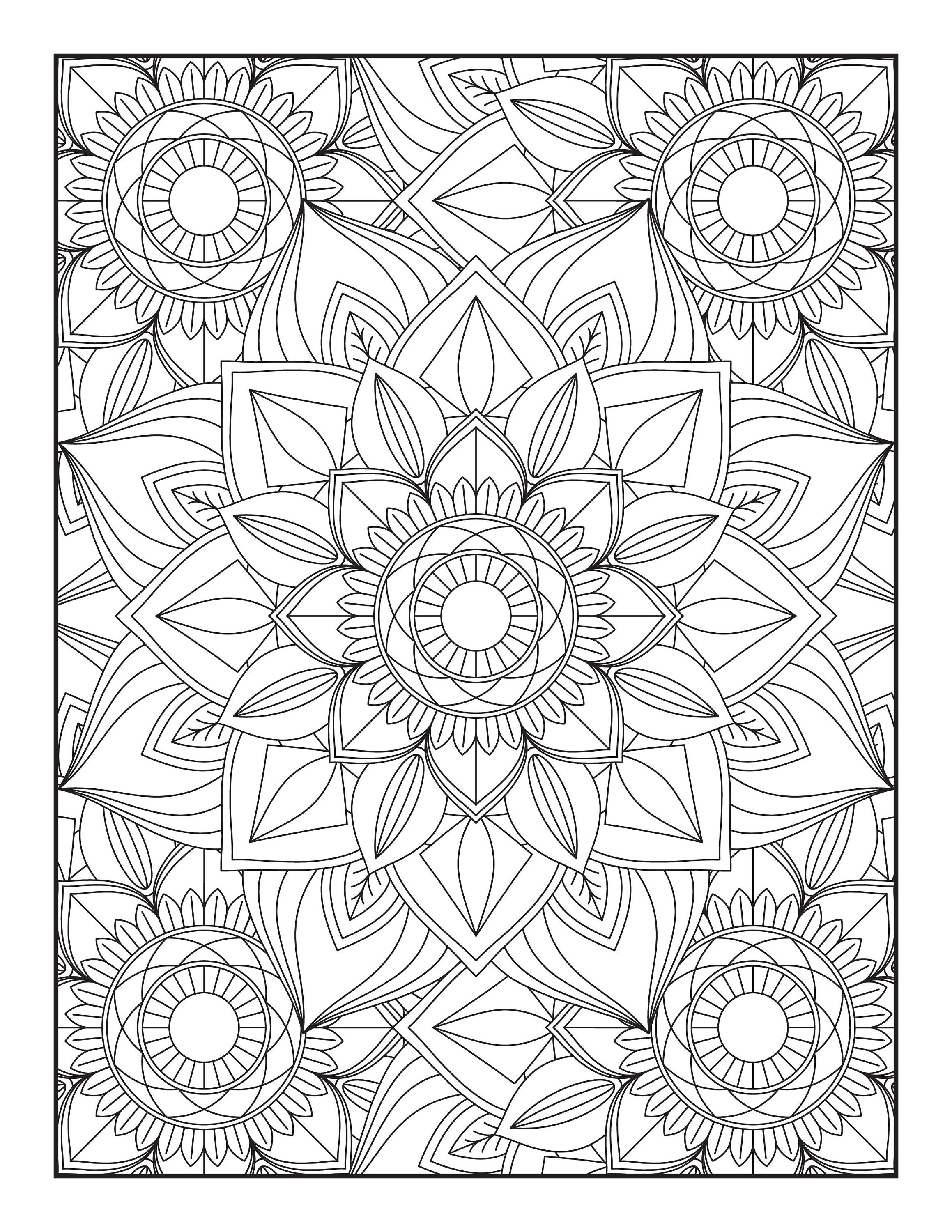 Mandala Coloring Pages, 20 Pages of Beautiful Images to Color for ...