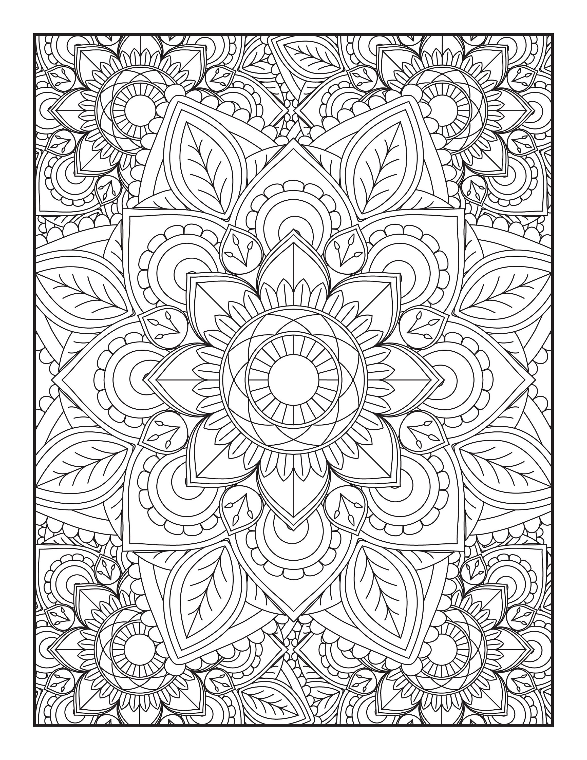 Mandala Coloring Pages, 20 Pages of Beautiful Images to Color for ...