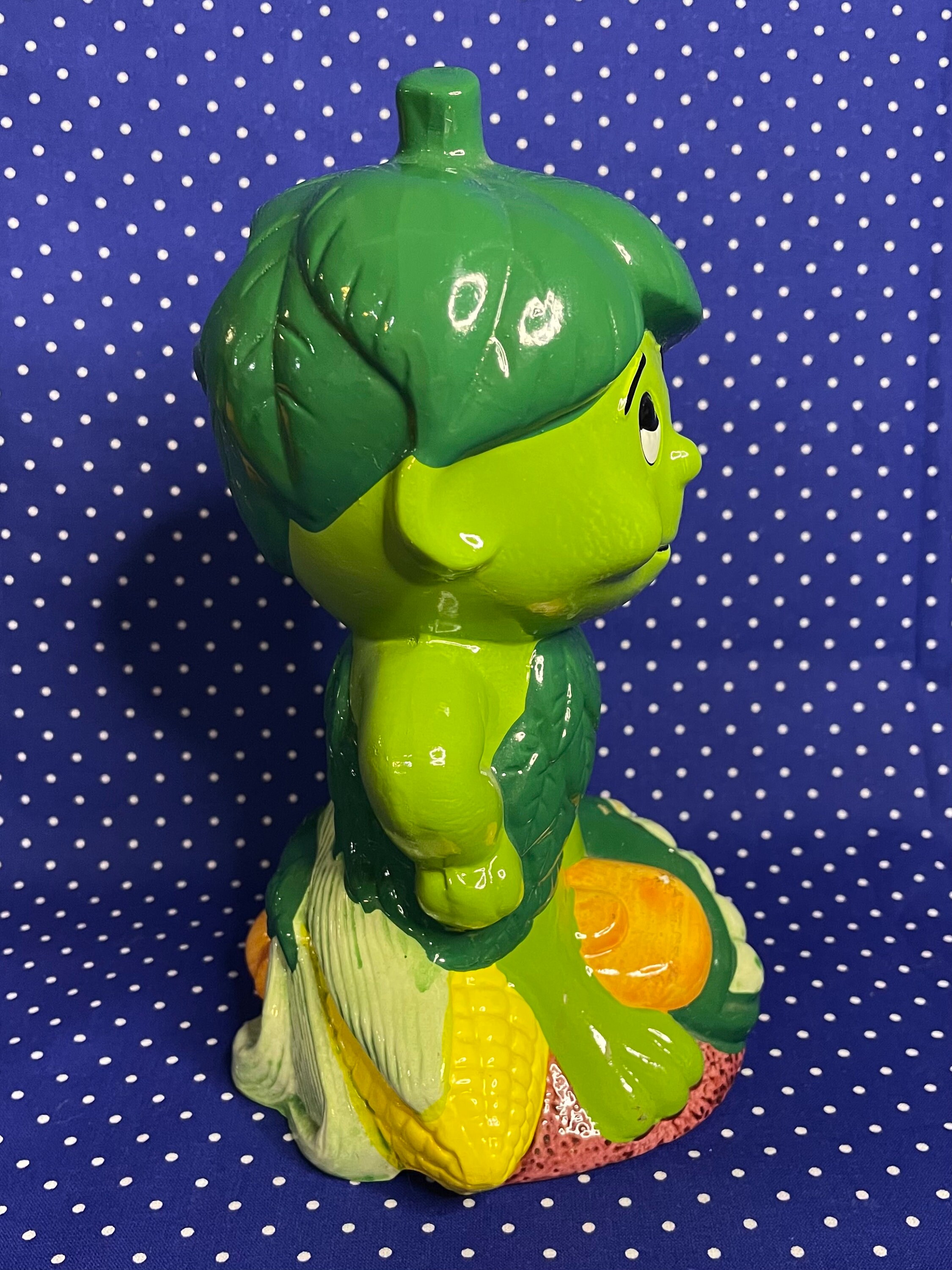 Working Vintage Jolly Green Giant Little Green Sprout Musical Coin Bank ...