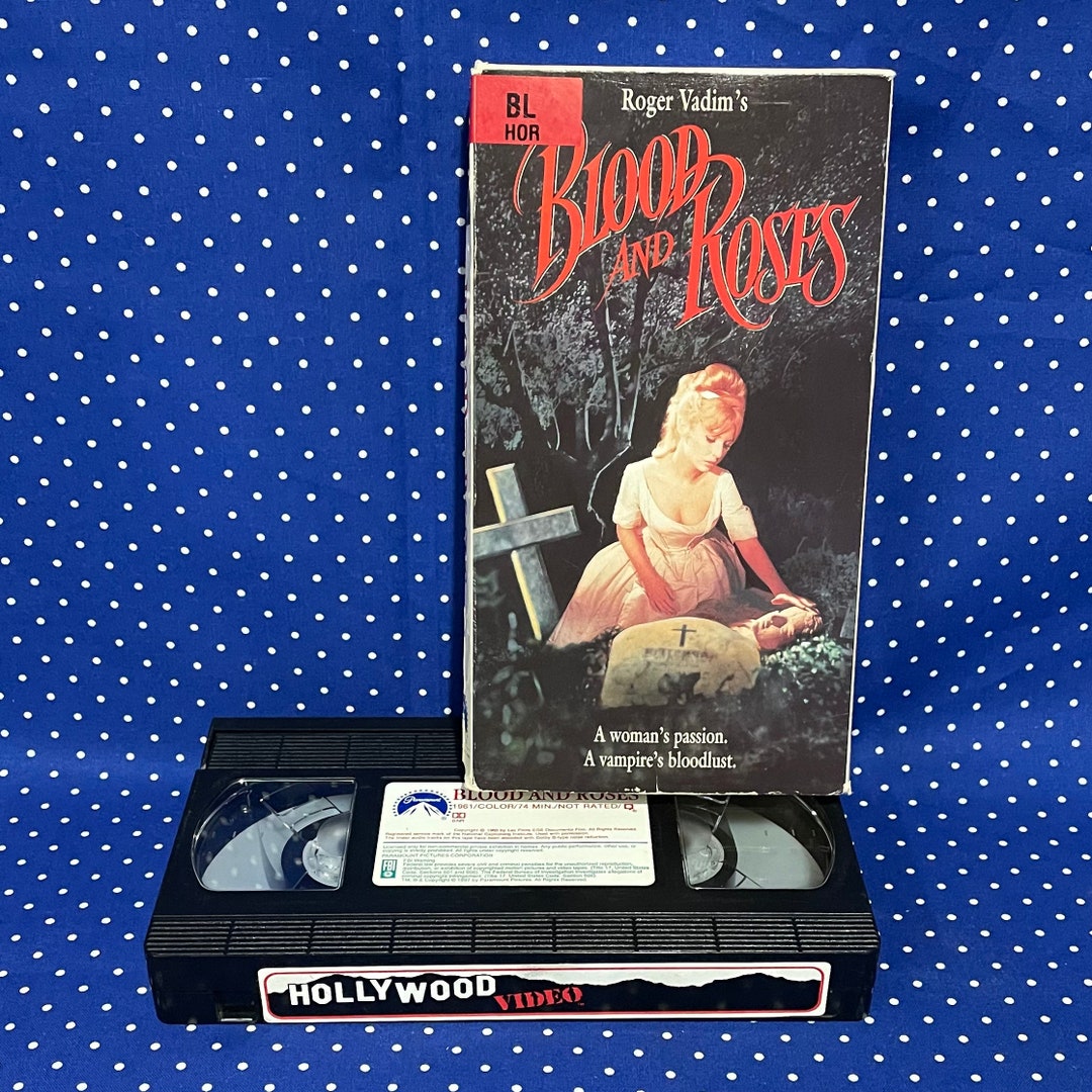 Blood and Roses VHS Tape, Former Hollywood Video Rental - Etsy