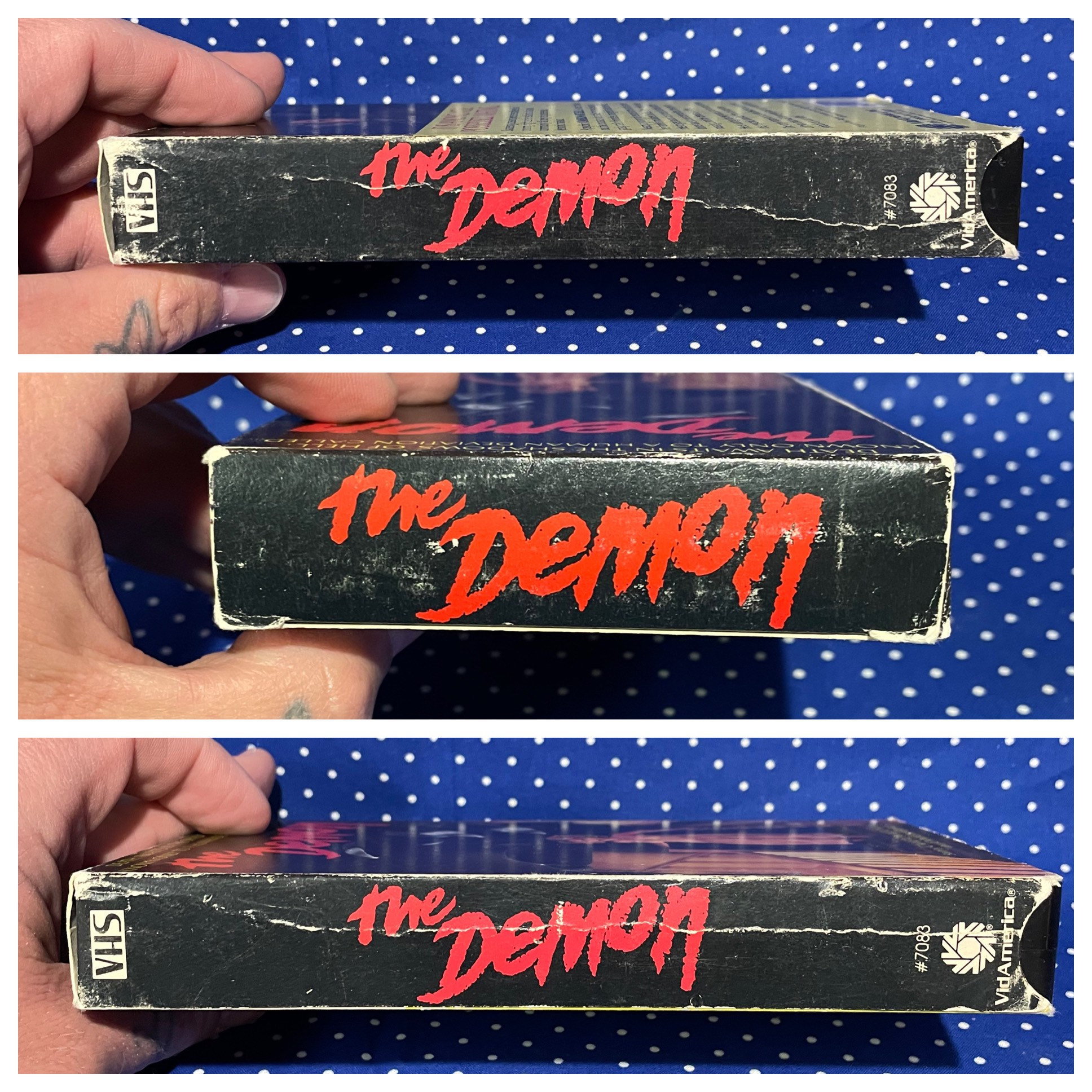 The Demon VHS Tape - Etsy