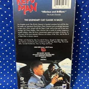 Repo Man 1984 VHS Tape - Etsy