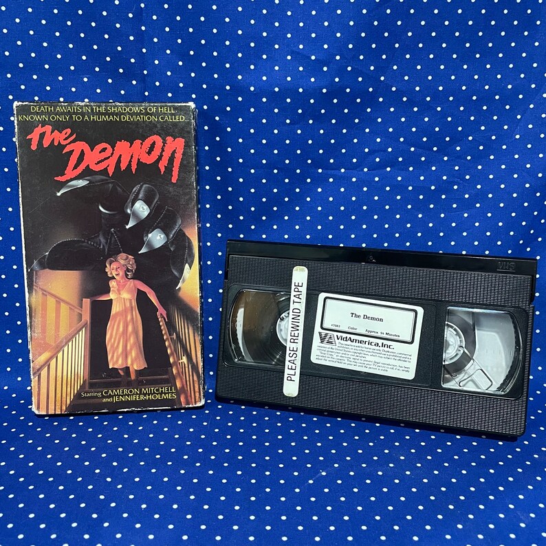 The Demon VHS Tape - Etsy