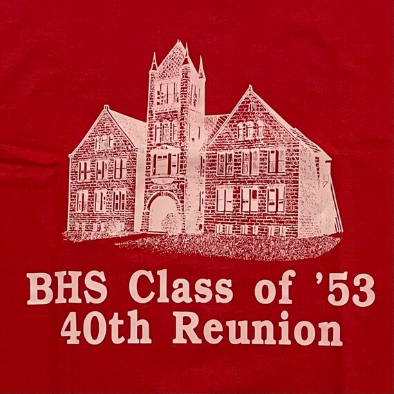 Vintage 1993 BHS Class of 1953 40th reunion t-shirt, … - Gem