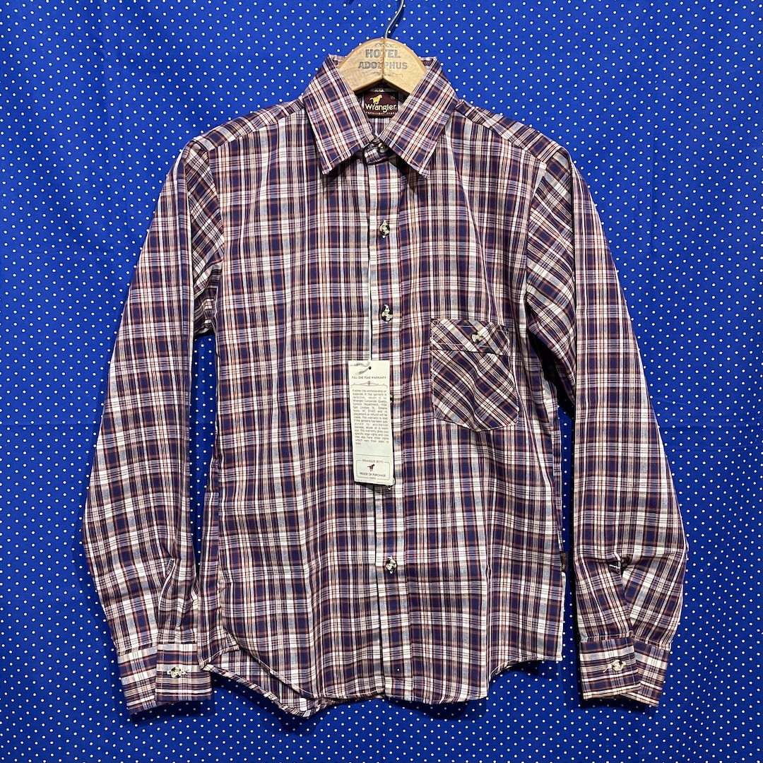 Deadstock Kid’s Vintage 1970’s Wrangler Button-up Western Shirt (also ...