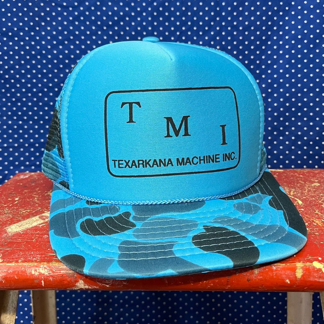 Vintage 1980’s Blue Camouflage TMI Mesh Back Trucker Hat - Etsy
