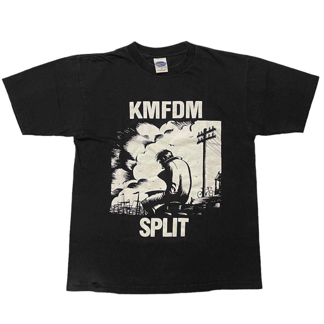 Vintage Late 1990’s KMFDM Split T-shirt, Slim Medium - Etsy
