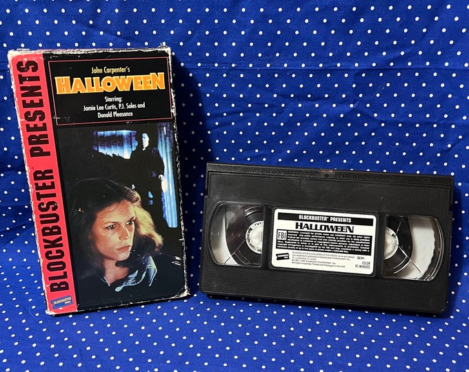 Blockbuster Presents Halloween VHS Tape - Etsy