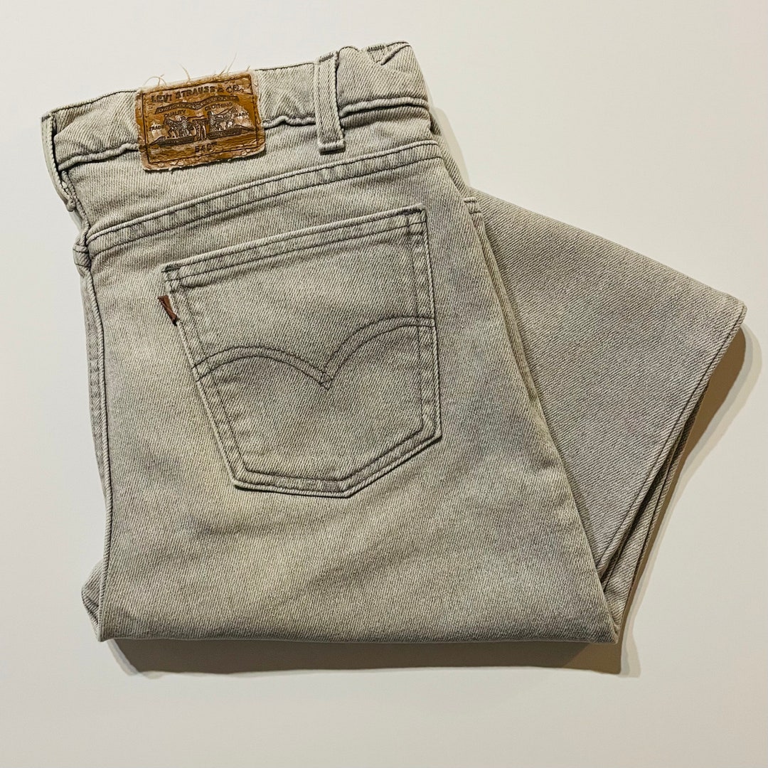 Vintage 1990’s Levi’s 540 Flex Light Grey Jeans, 34x30.5, 1997 - Etsy