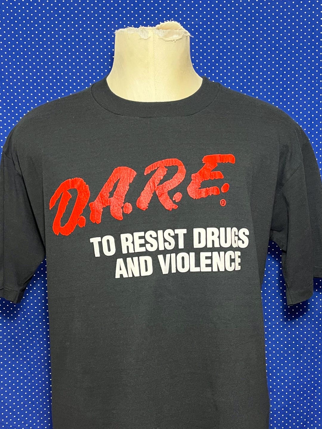 Vintage Late 80s, Early 90s DARE T-shirt, Large - Etsy