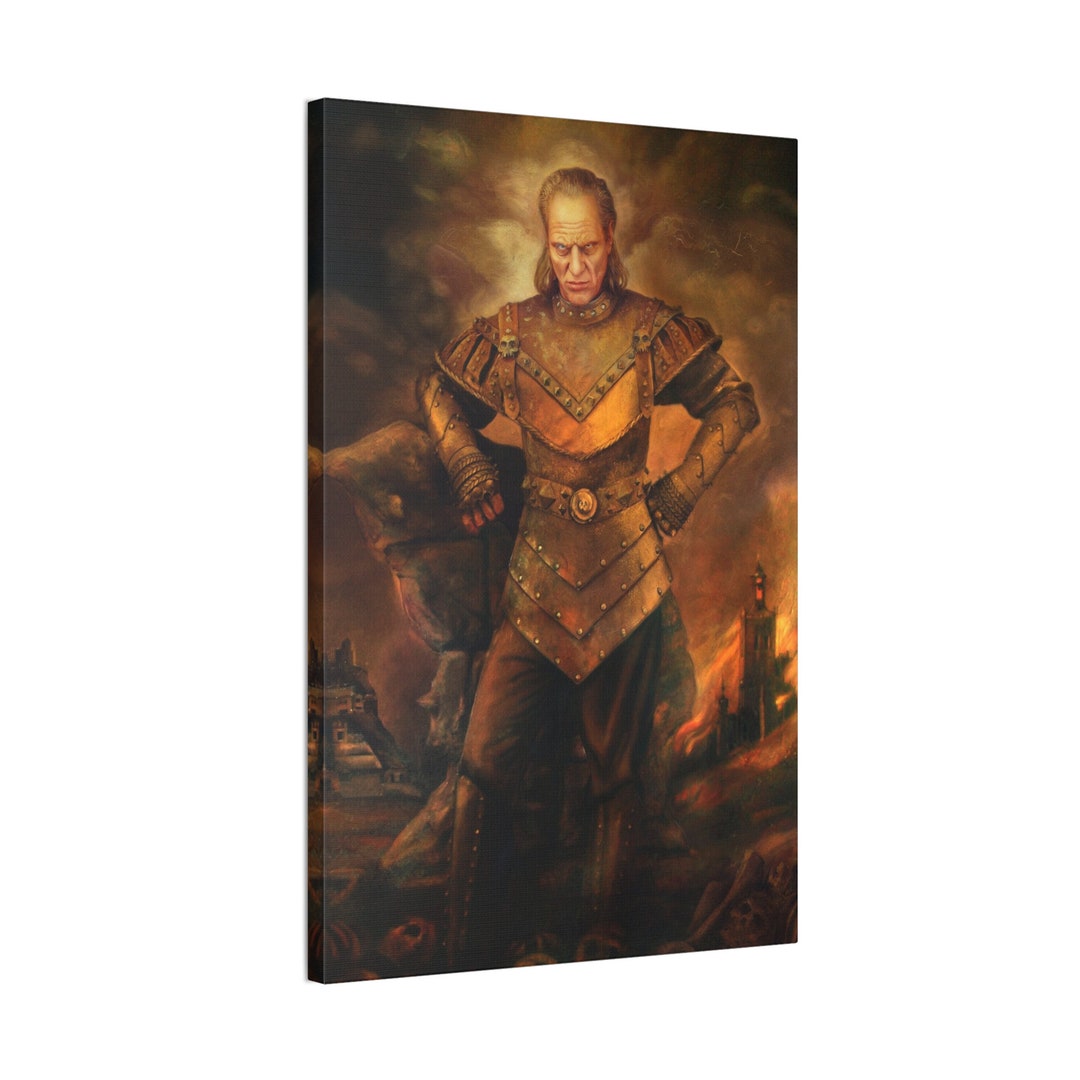 Vigo the Carpathian Painting (ghostbusters) Stretched Canvas Print ...