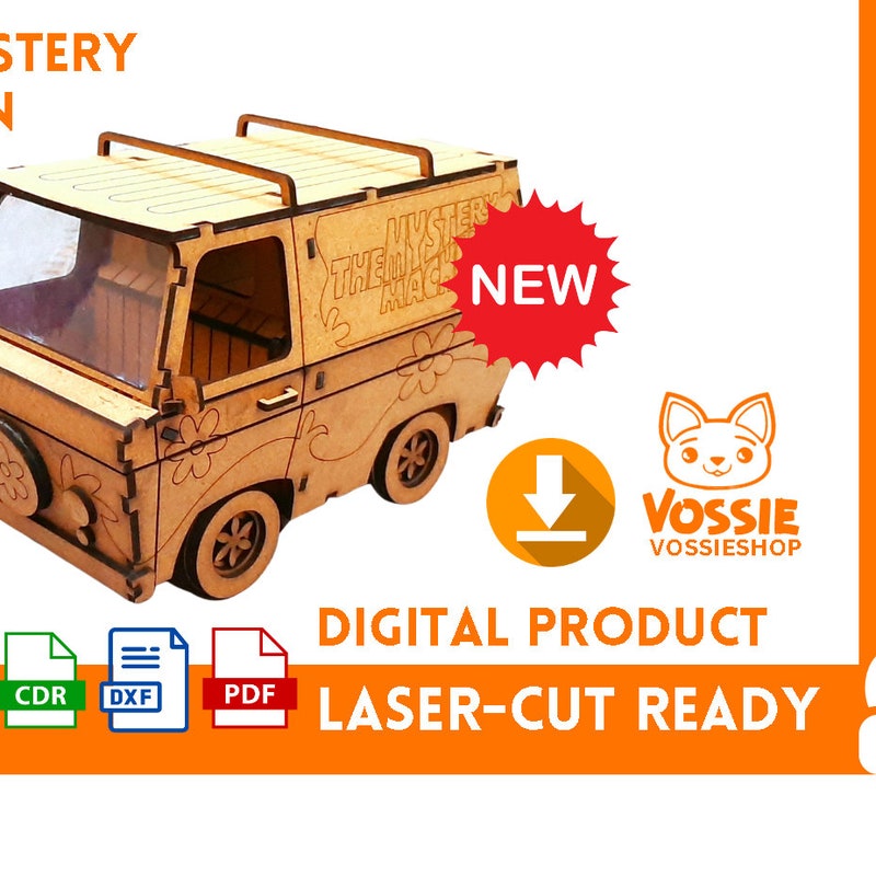 Mystery Machine Png - Etsy