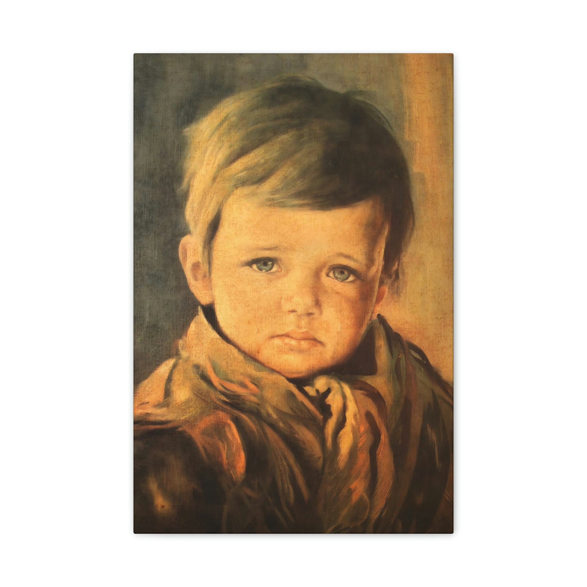 Famous Crying Boy Stretched Canvas Print 18x24 Inch - Etsy