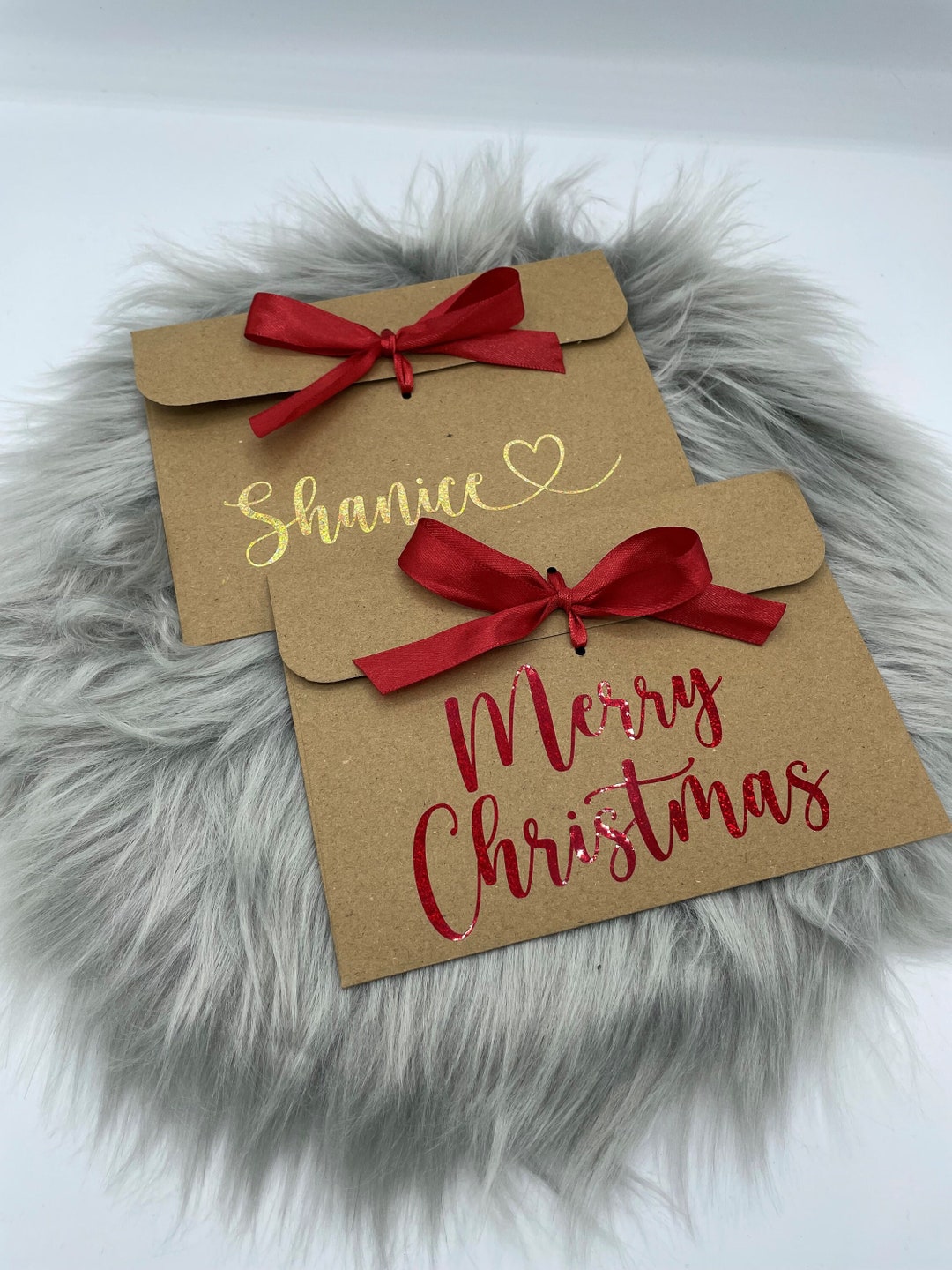 Personalised Christmas Gift Envelopes, Cash Envelope, Gift Card Money ...