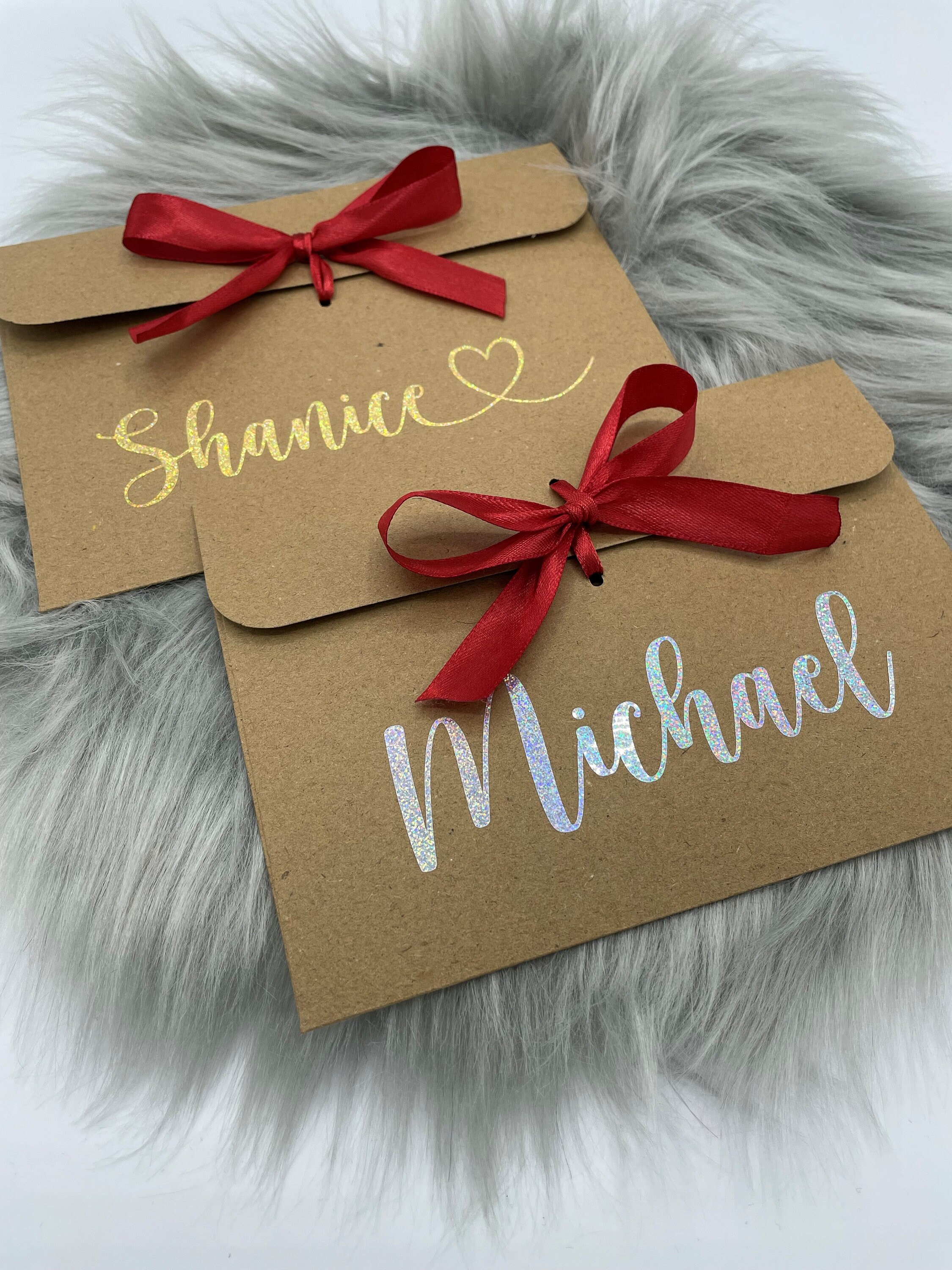 Personalised Christmas Gift Envelopes, Cash Envelope, Gift Card Money ...