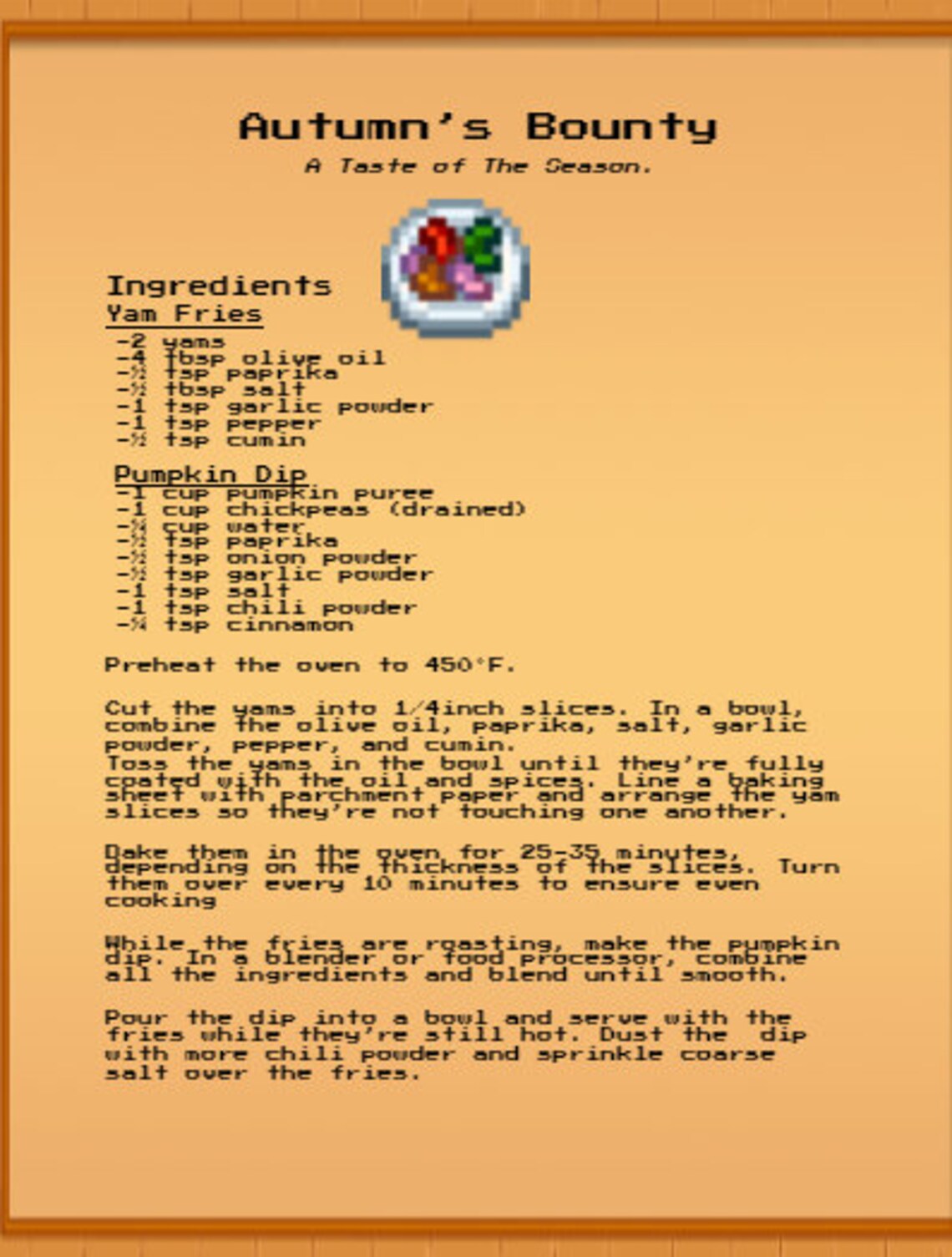 Stardew Valley Cookbook (complete With All Recipes and Artisan Goods ...