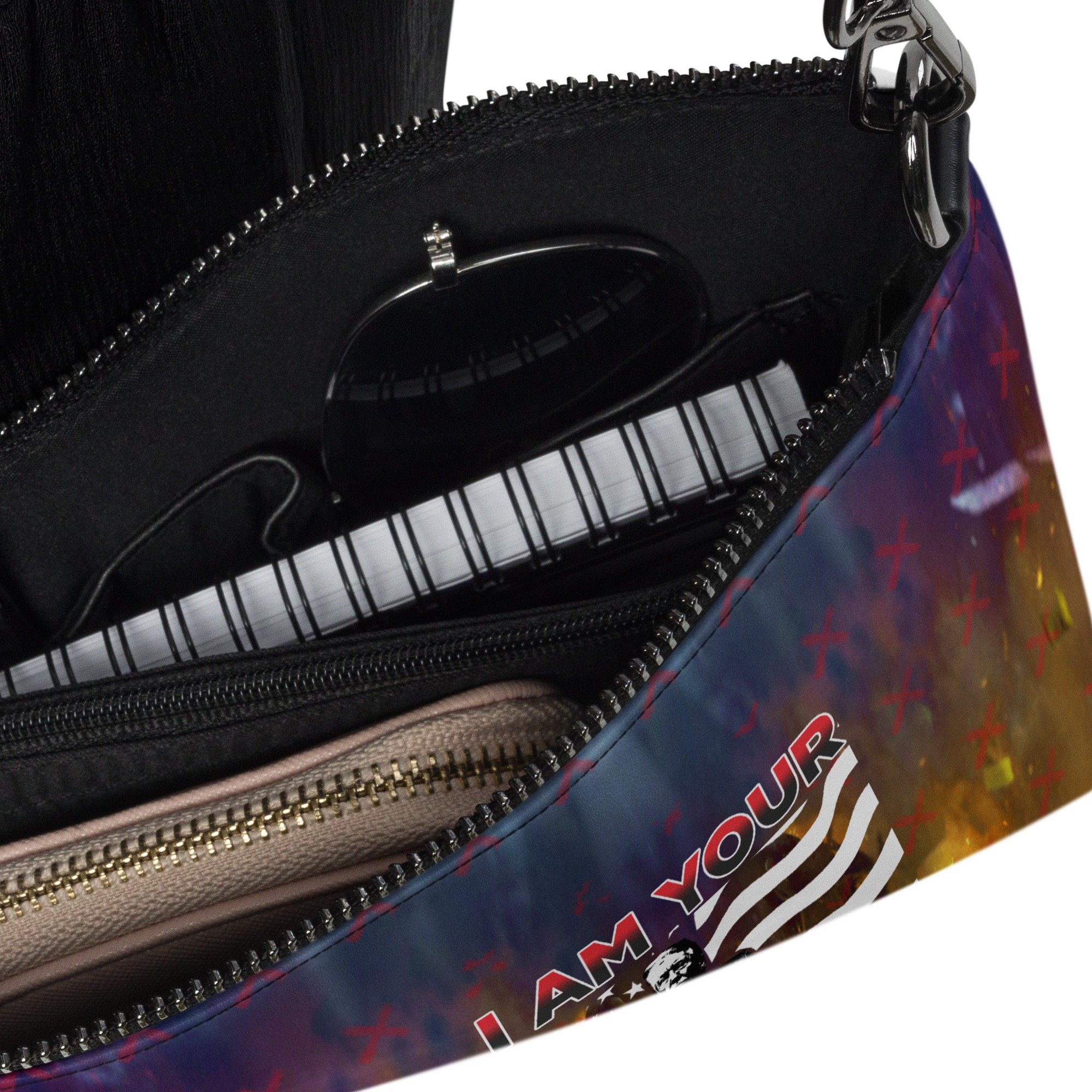 Trump mug Shot and i Am Your Voice Handbag by Trumpster.net MAGA 2 ...