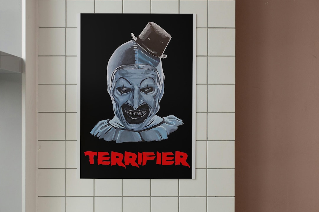 Terrifier Poster, Movie Poster, Digital Download, Minimalistic Retro ...