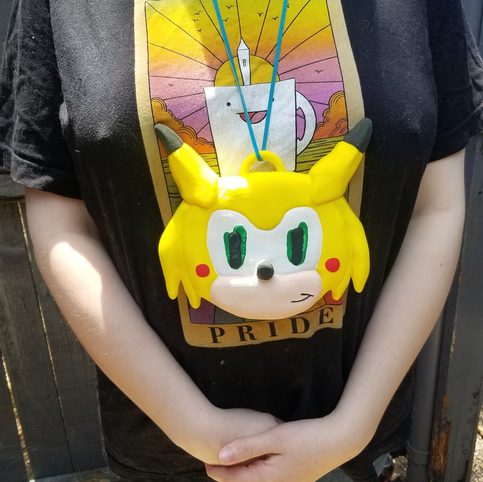 3d Printed Sonichu Medallion - Etsy Australia
