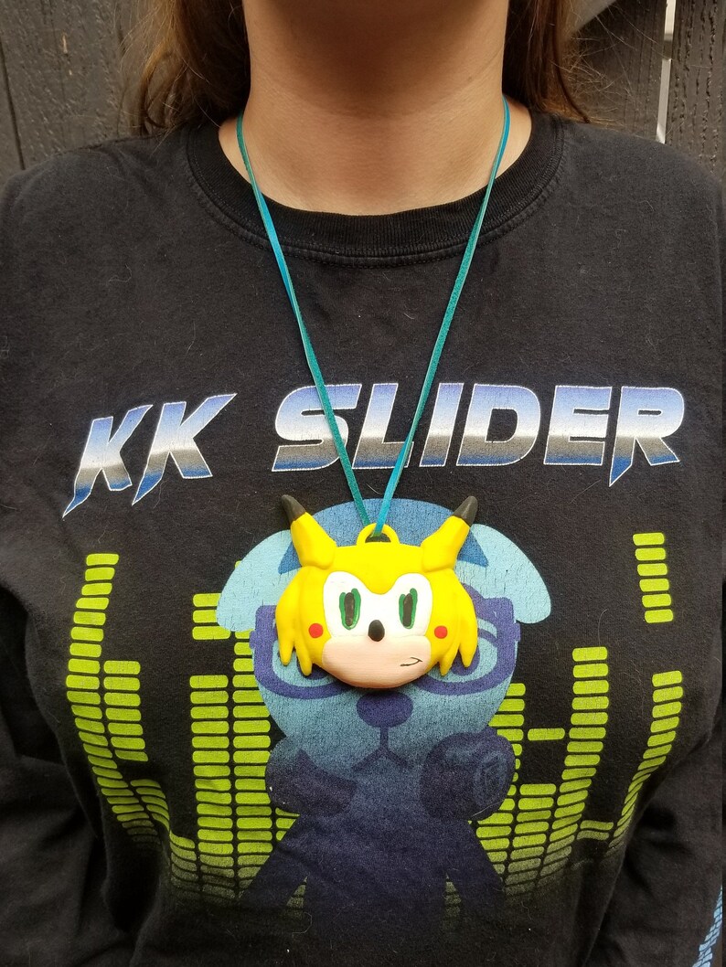 3d Printed Sonichu Medallion | Etsy