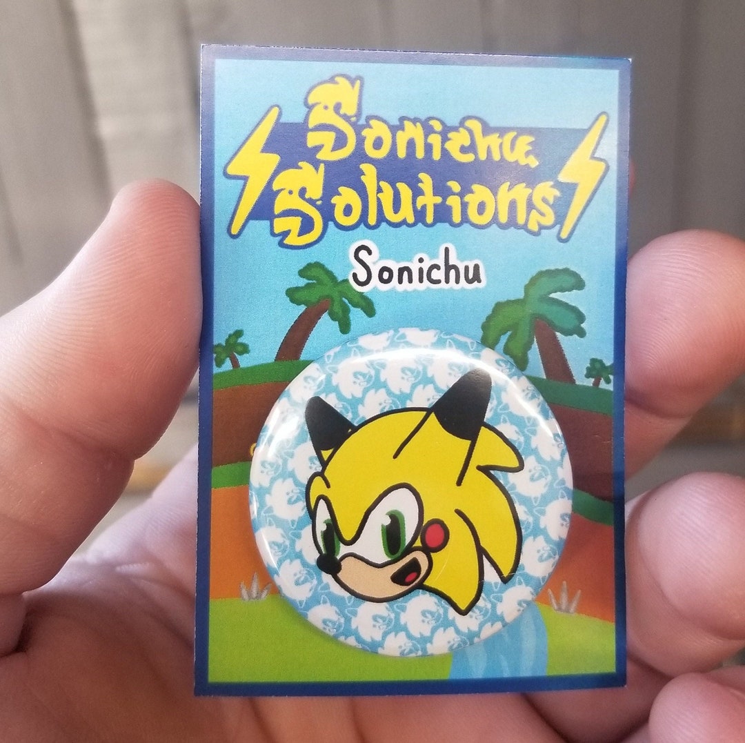 Sonichu Character Pinback Buttons - Etsy