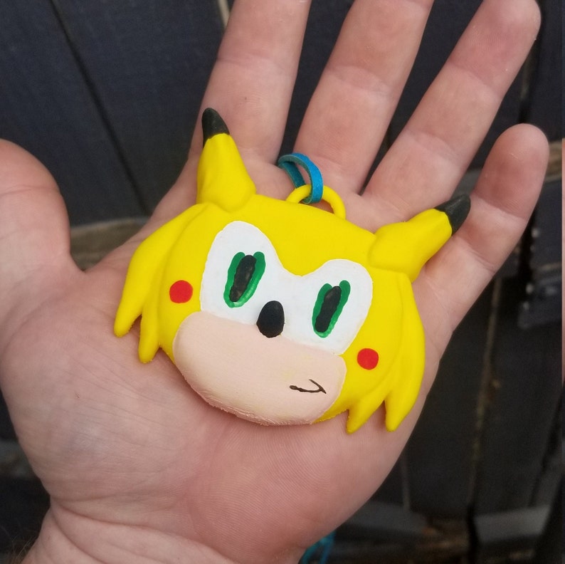3d Printed Sonichu Medallion - Etsy UK