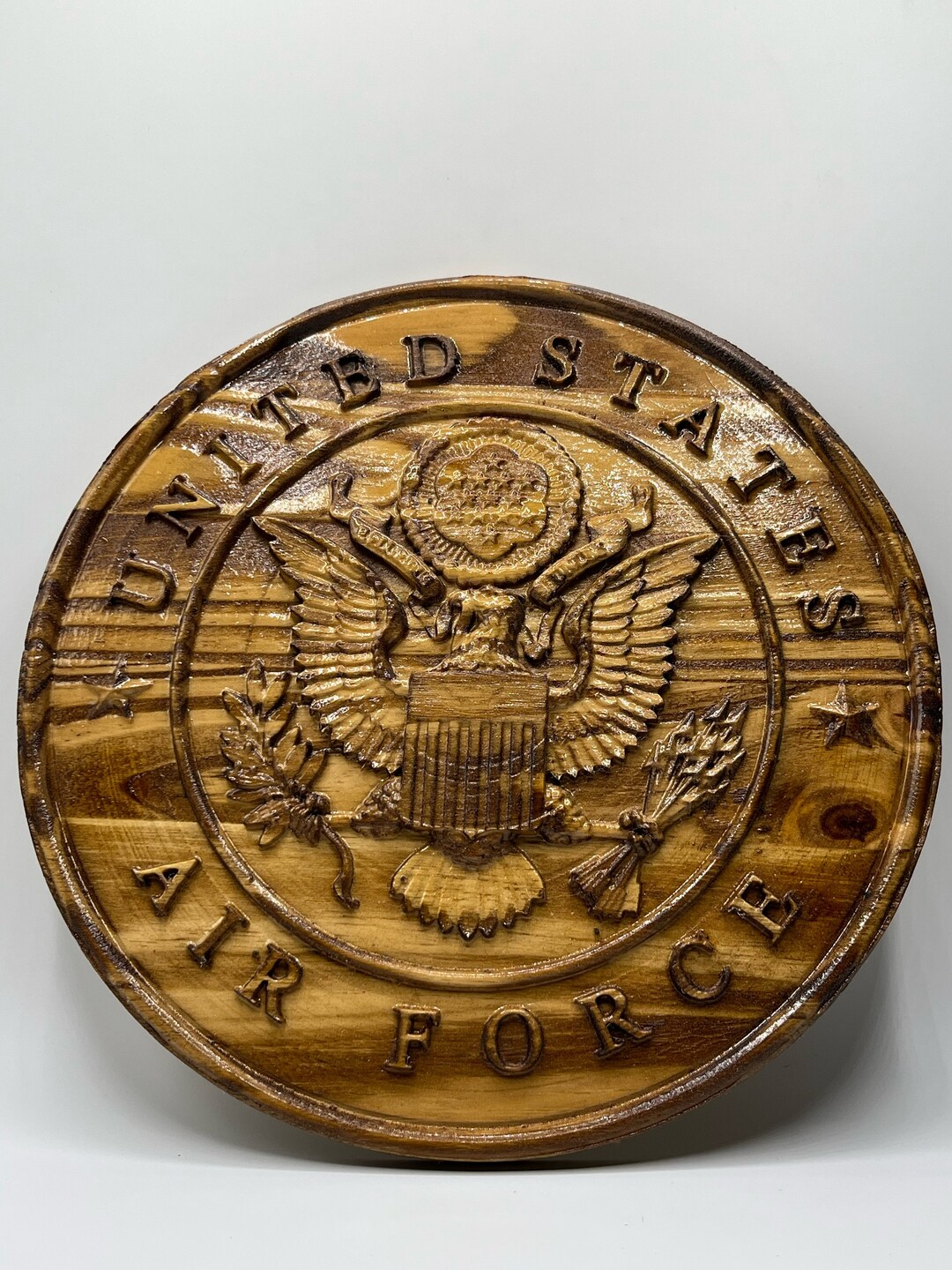 US Air Force 3D, Rustic Plaque, Military Gift, 3D Carved - Etsy