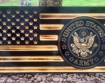 Army Wooden Flag - Etsy