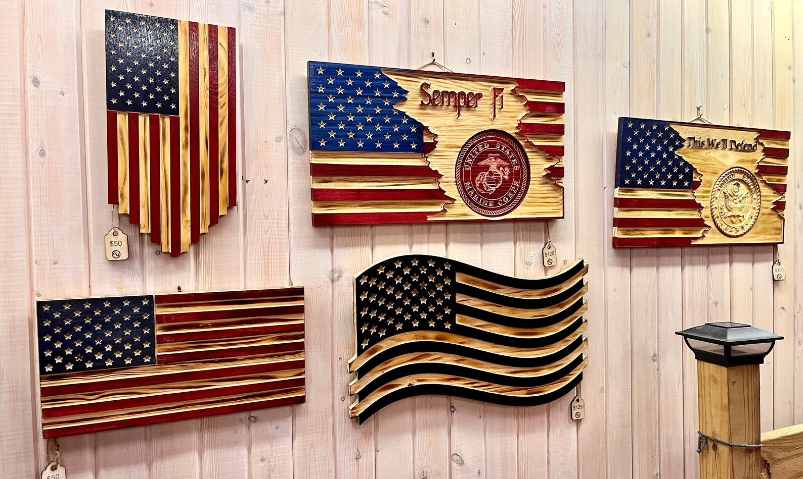 Custom US Army Wooden Flag: Rustic American Flag, Military Gift - Etsy