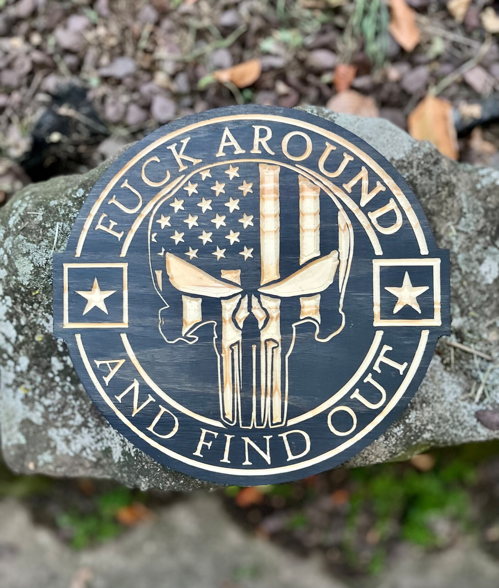 FAFO, 10 Rustic American Flag Wall Hanging, American Flag, 4th of July ...