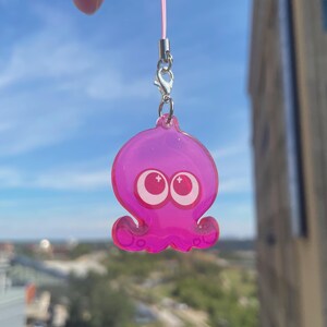 Splatoon Inkling Octoling Neon Jelly Cute Mini Squid Octopus Phone ...