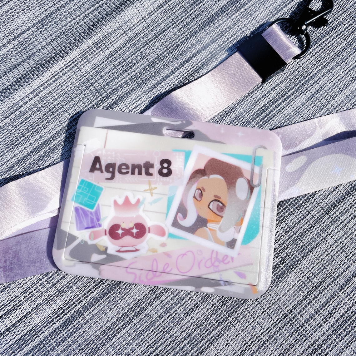 Splatoon Inkling Octoling Side Order Agent 8 Salmon Run Grizzco Card ...
