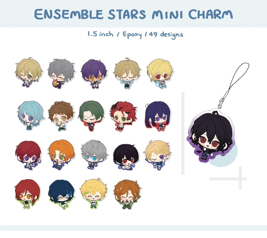 Ensemble Stars Enstars Boy Idol Game Mini Phone Charm [rhythm Link/new ...