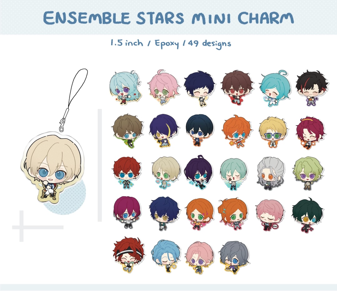 Ensemble Stars Enstars Boy Idol Game Mini Phone Charm [starpro/cospro ...