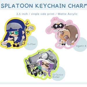 Splatoon Inkling Octoling E-liter Side Order Agent 8 Grizzco Acrylic ...