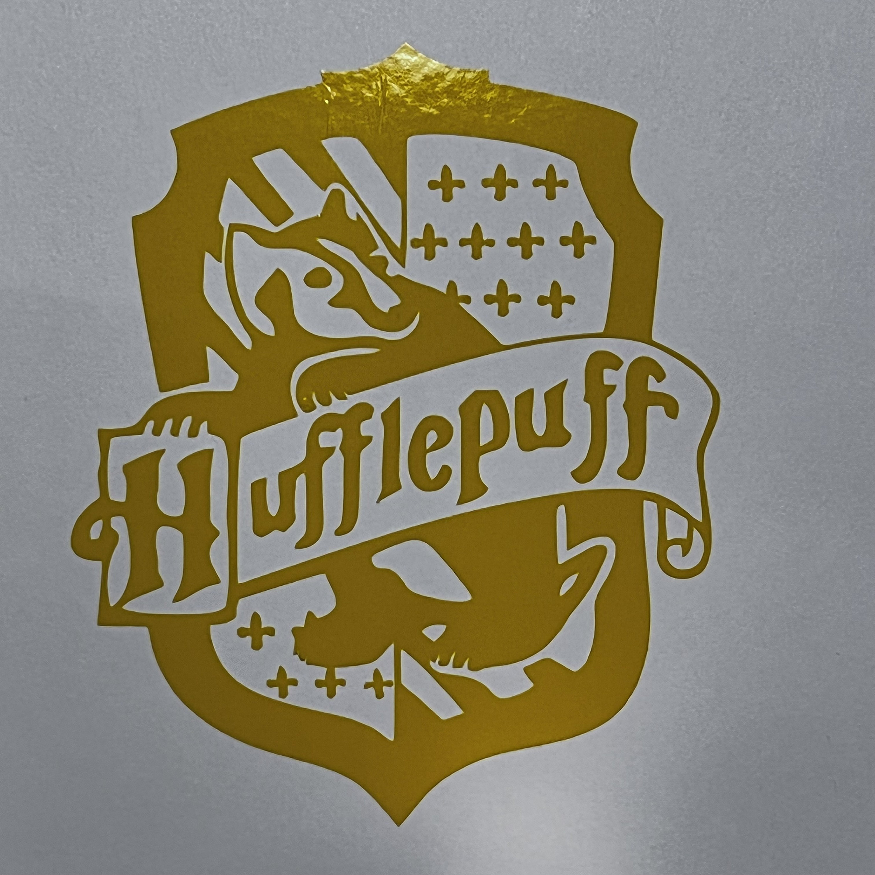 Harry Potter Hufflepuff Crest Vinyl Decal - Etsy