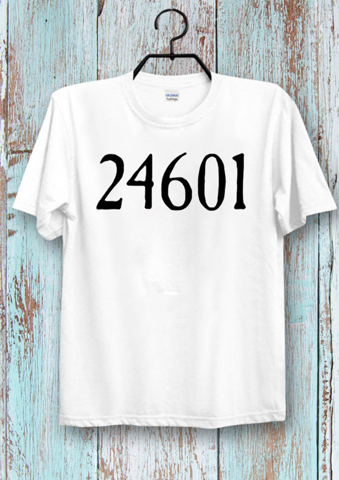 Inspired by Les Miserables 24601 T Shirt Cool Ideal Tee Top for Ladies ...