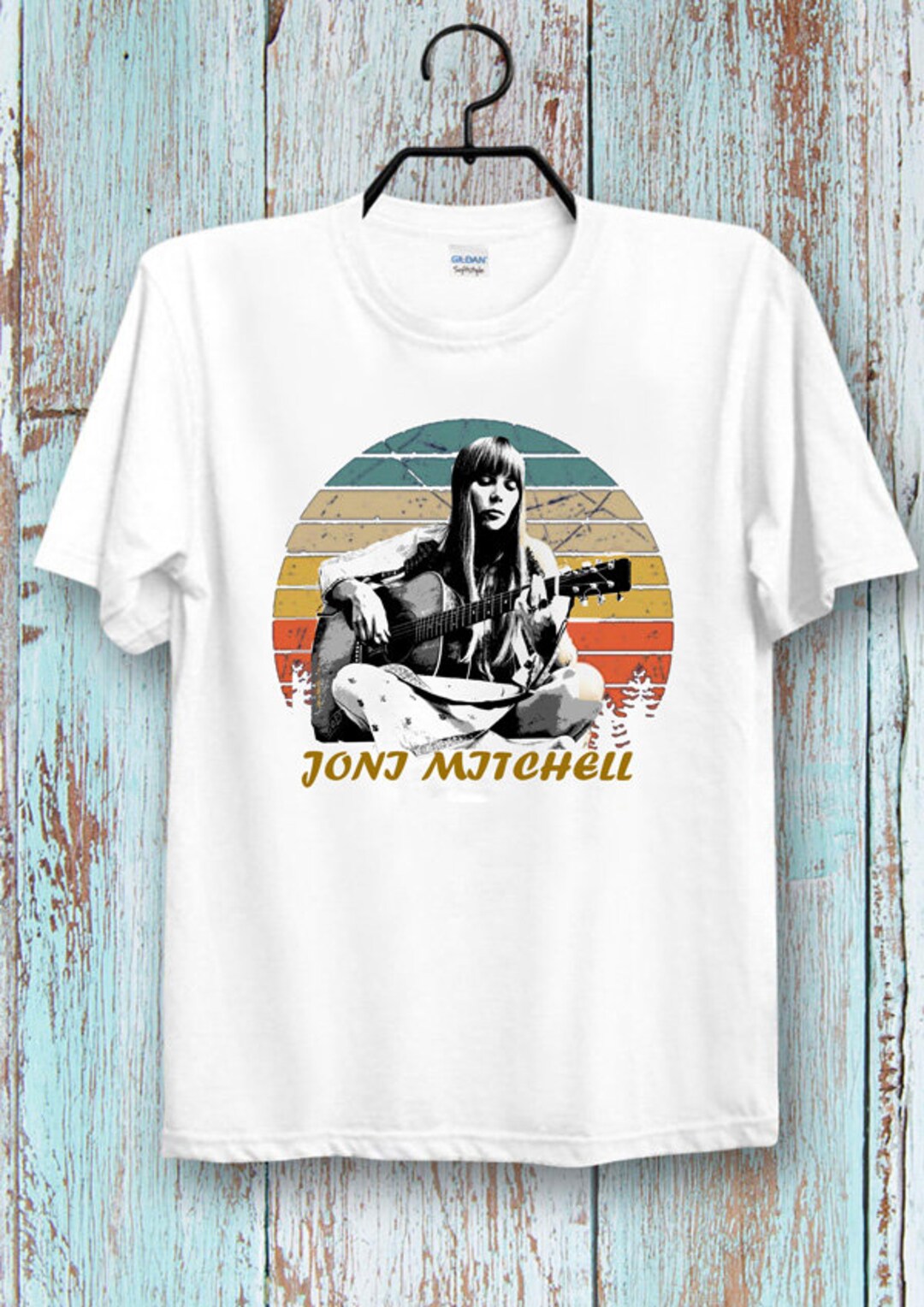 Joni Mitchell T-shirt Rock Music Ladies of Canyon Cool Ideal Tee Top ...