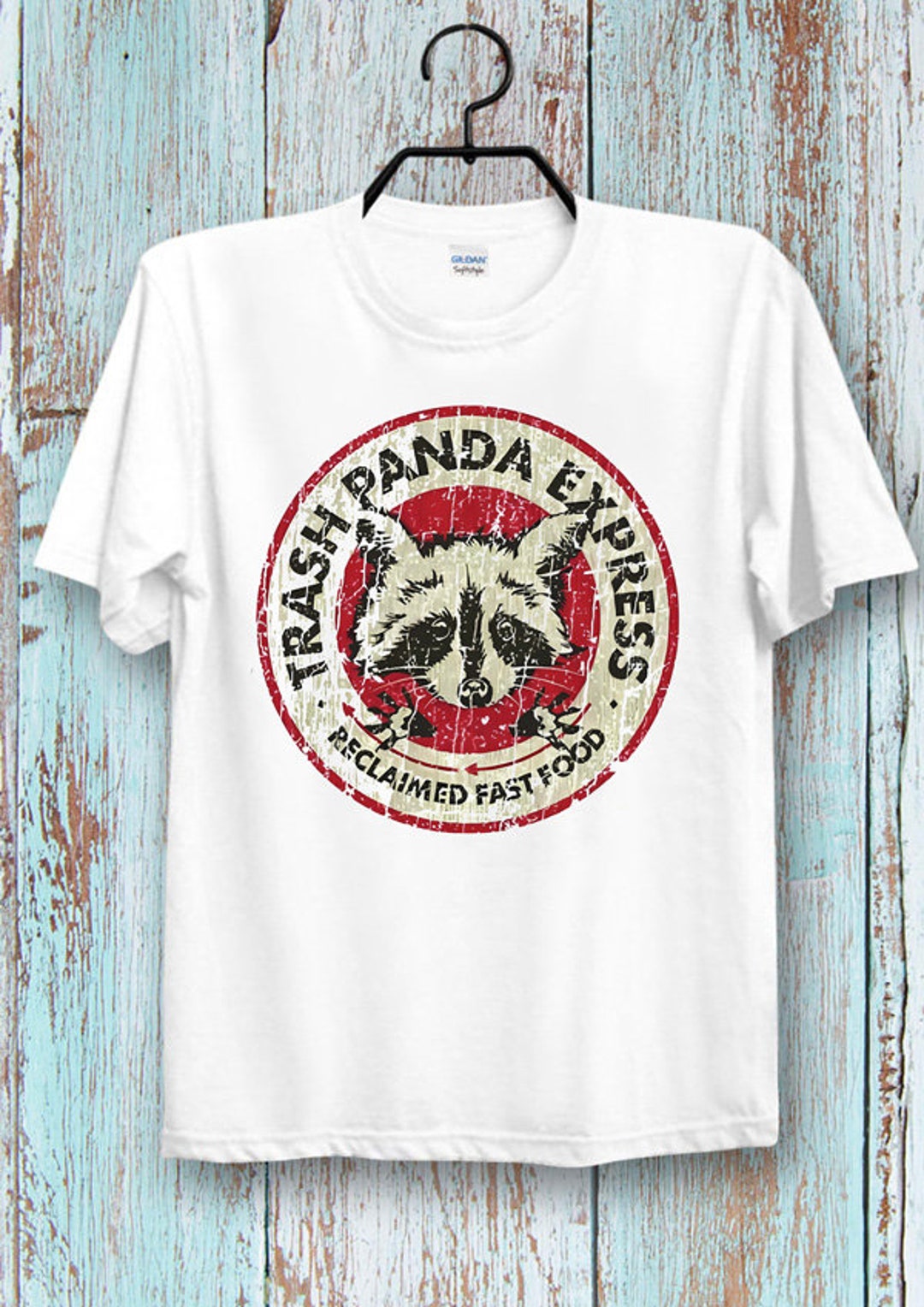 Trash Panda Express Reclaimed Fast Food T-shirt Tee Top Unisex Men's ...