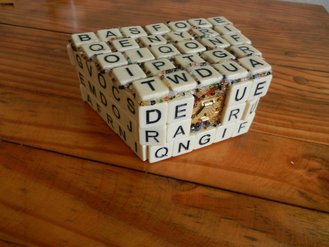 Scrabble Box - Etsy