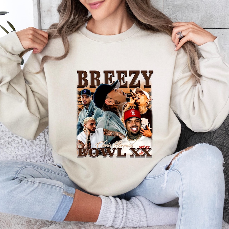 Chris Brown Long Sleeve Tee - Etsy