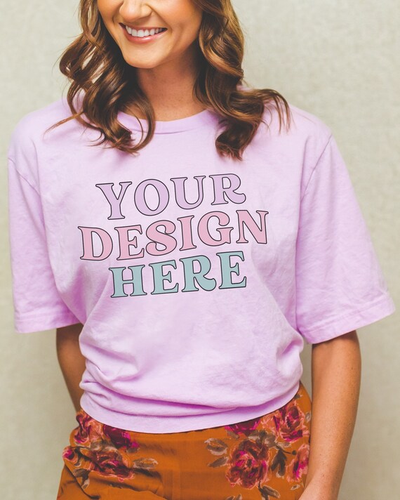 Light Purple T Shirt Template