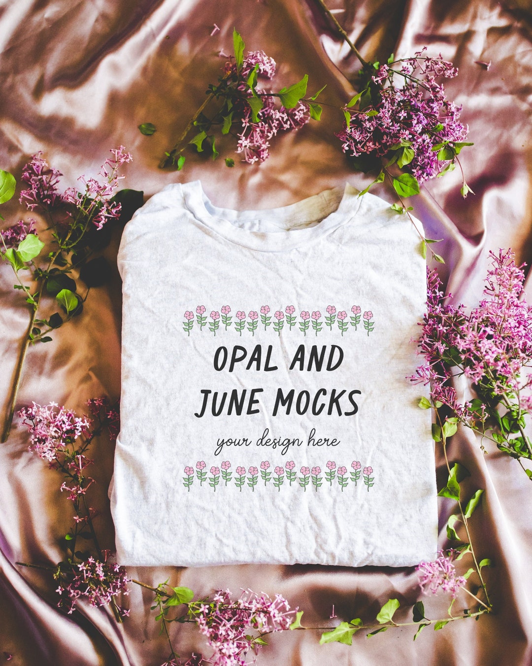 Ash Shirt Mockup: Photo of Folded Ash Bella Canvas 3001 Tee Shirt With ...