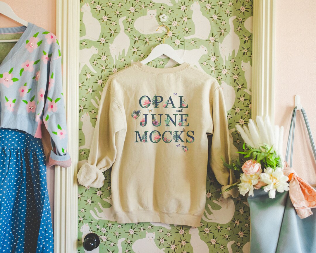 Sand Back of Sweatshirt Mockup, Kitschy Eclectic Style: Photo of Sand ...
