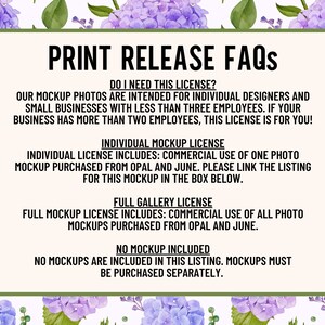 Full Gallery Extended License for Mockup Photographs: Commercial Use ...